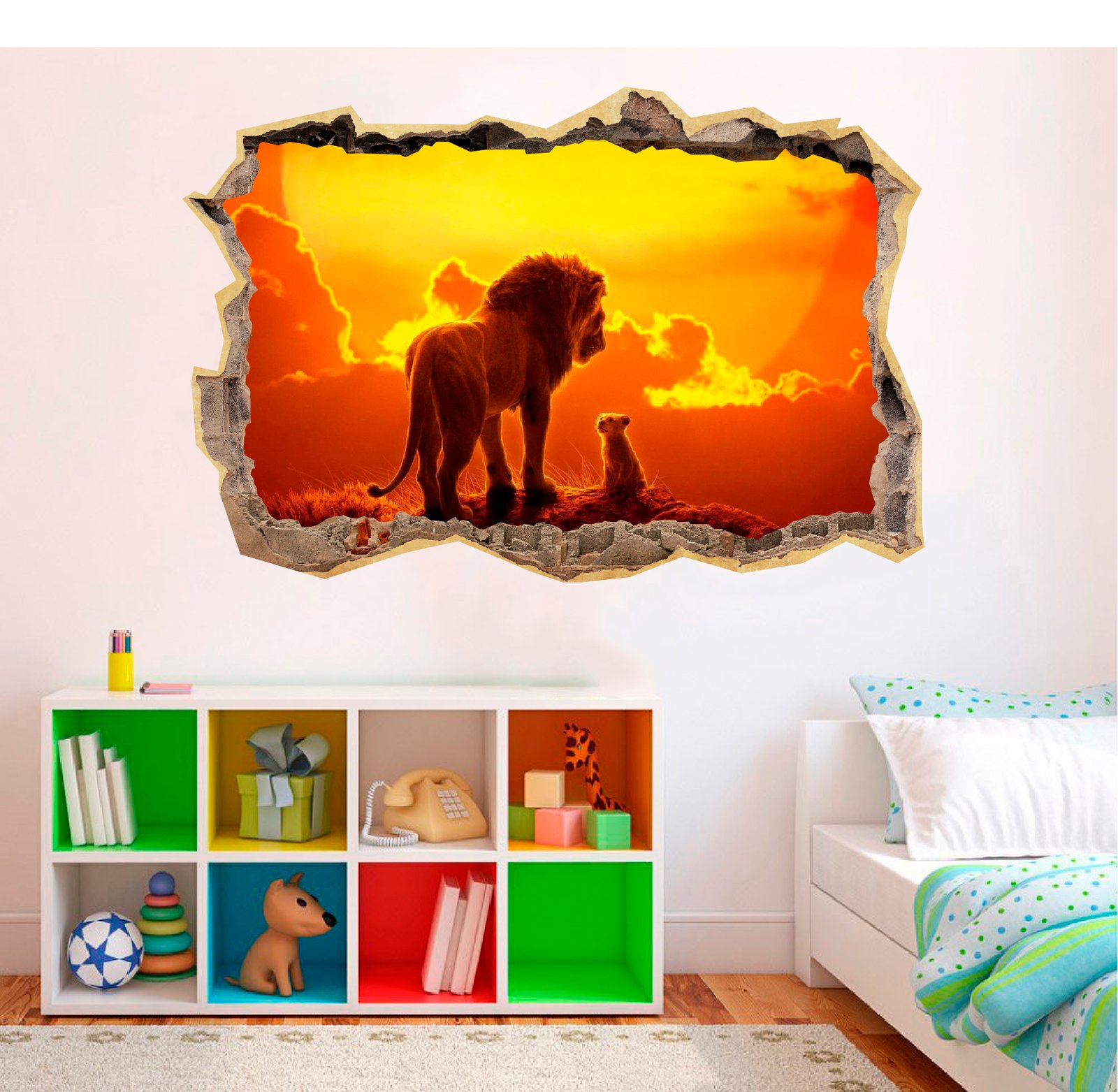 🥇Rey León efecto 3D !La MEJOR tienda de ISLAS CANARIAS! Vinil